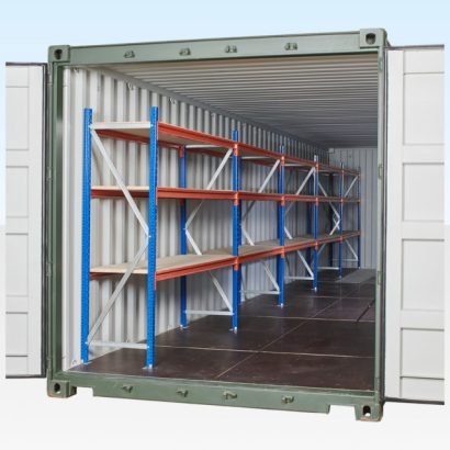 Adjustable, Heavy Duty Three Tier Container Racking (5 Bays) - Call ...