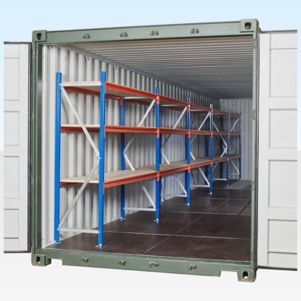 Adjustable, Heavy Duty Three Tier Container Racking (5 Bays) - Call ...