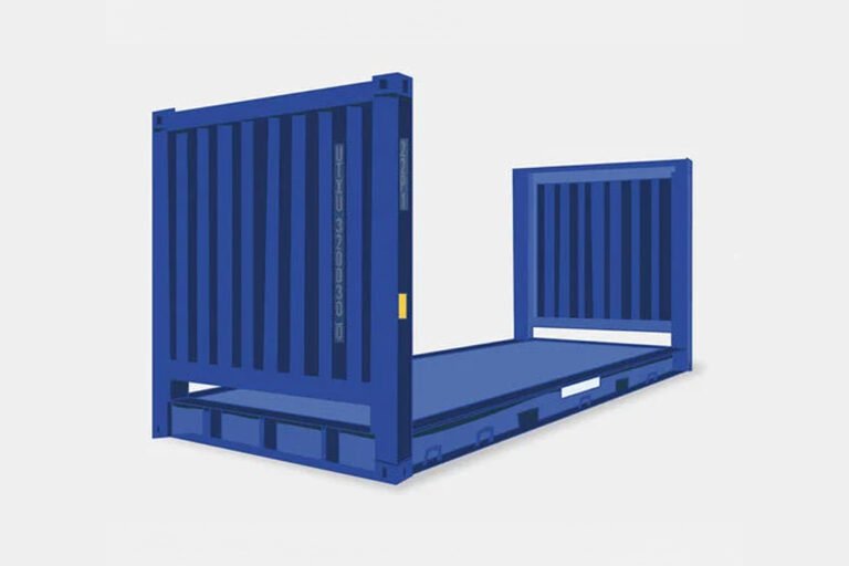 20Ft X 8Ft Used Flat Rack Shipping Containers - Call-Oneill Containers