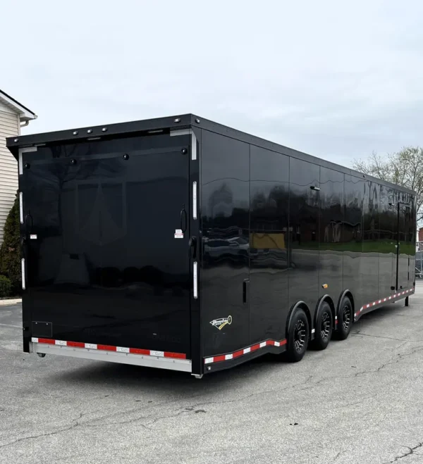 44 ft. Aluminum ATC ROM 500 Gooseneck Car Hauler, Premium Escape Door ...
